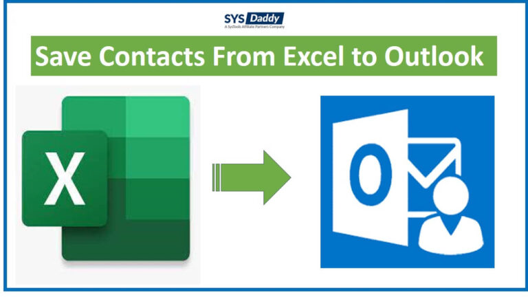 Save Contacts From Excel To Outlook Profile Easily